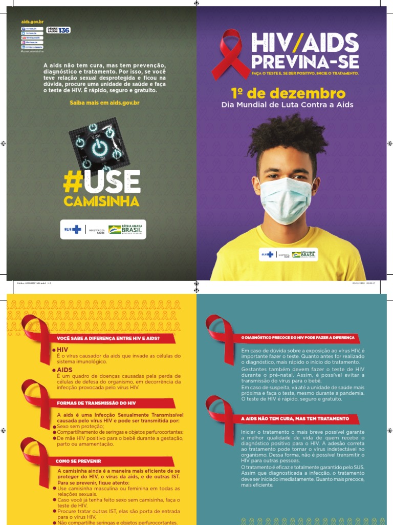 Folder-AIDSHIV-MS-final 2 | PDF | HIV/AIDS | HIV