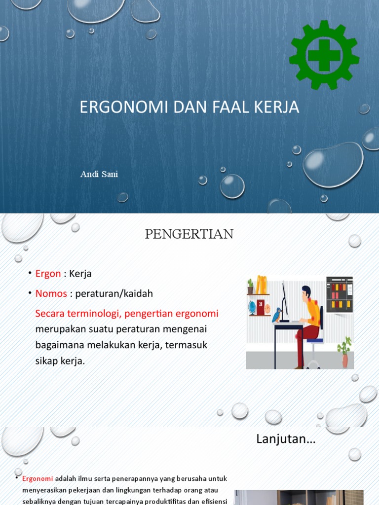 Ergonomi Dan Faal Kerja | PDF