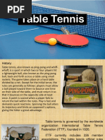 History of Table Tennis | PDF