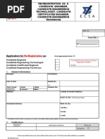 ECSA Candidate Registration Application Form | PDF | Cheque | Banks