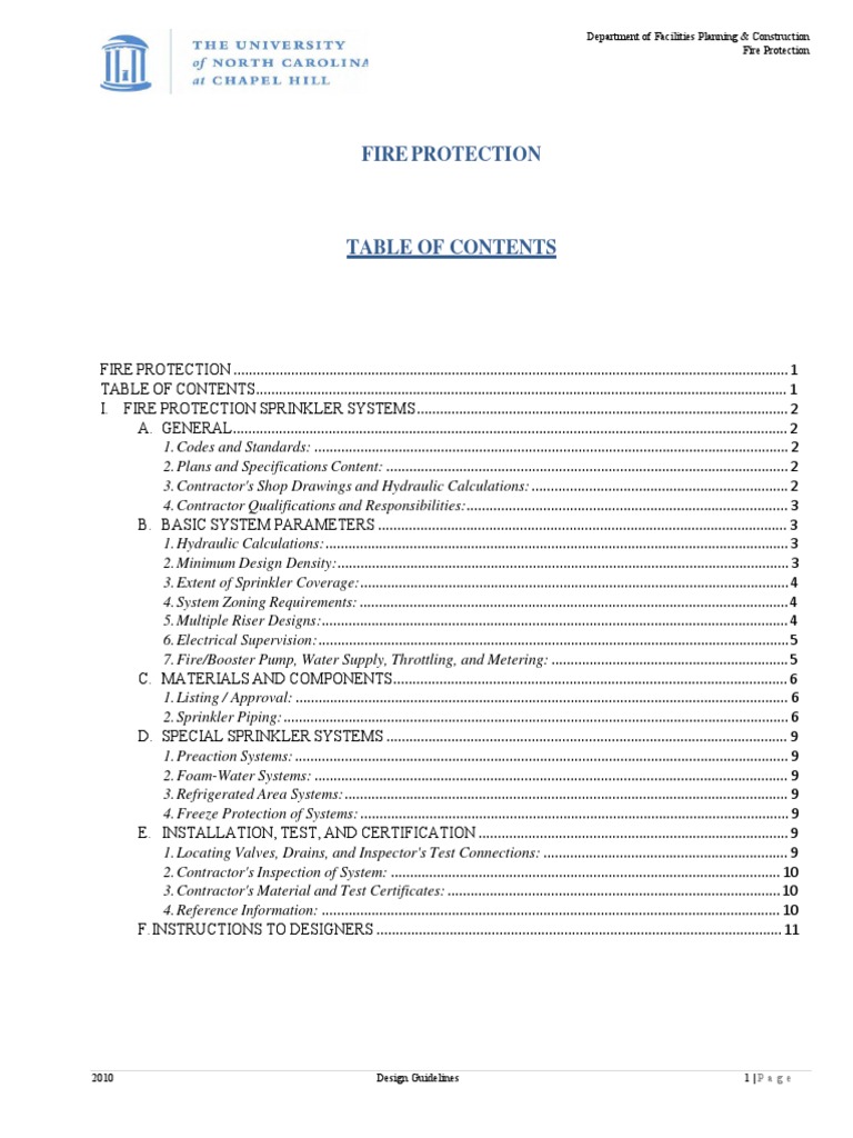 Fire Sprinkler System Design Guidelines | PDF | Fire Sprinkler System ...