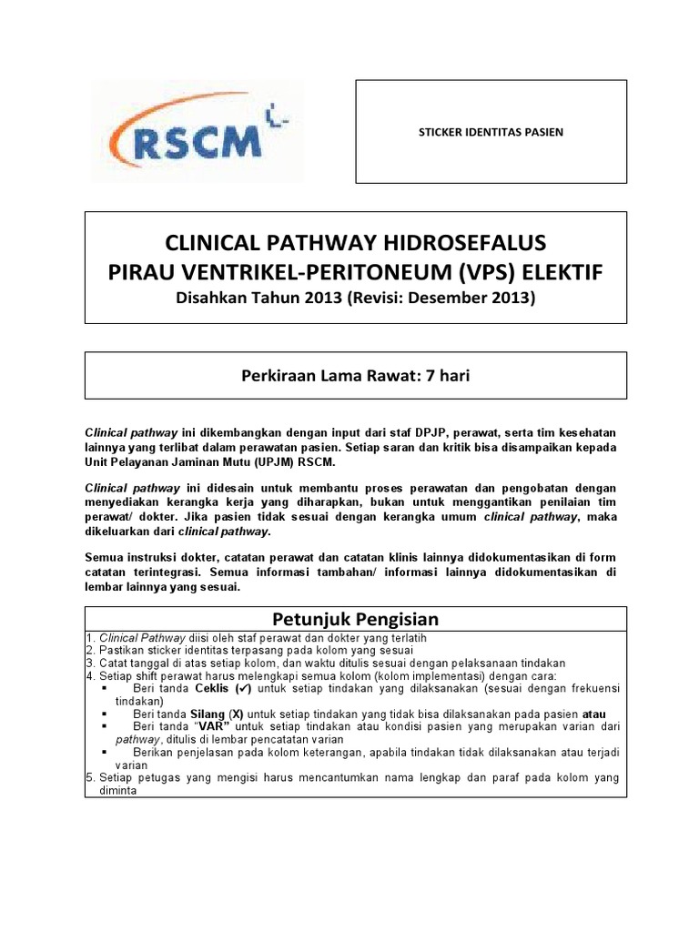 CP Hidrosefalus VPS ELektif | PDF