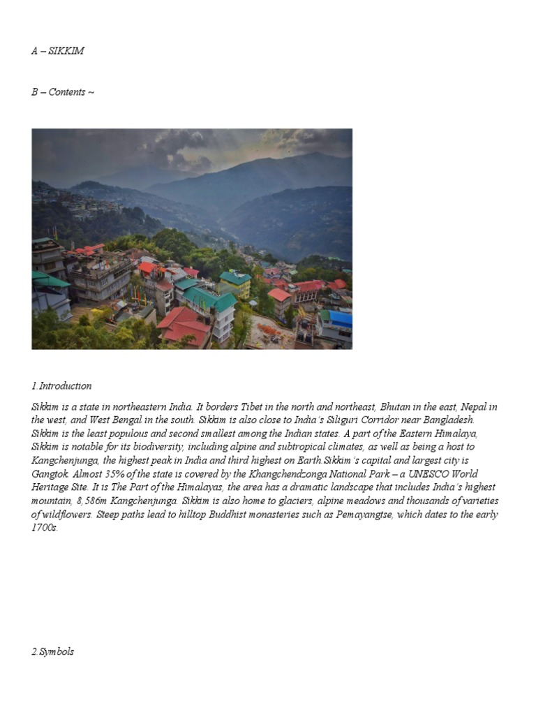 A Glimpse into Sikkim: An Overview of the Geography, Culture, Cuisine ...