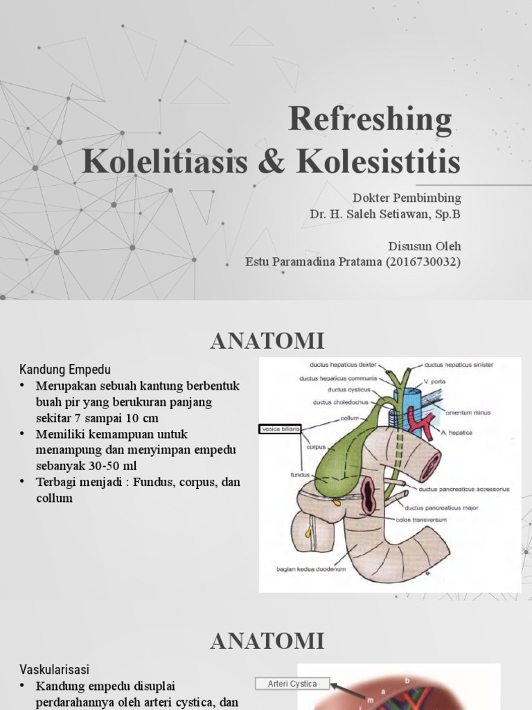 Kolesistitis: Diagnosis dan Penatalaksanaan | PDF | Kesehatan Holistik ...