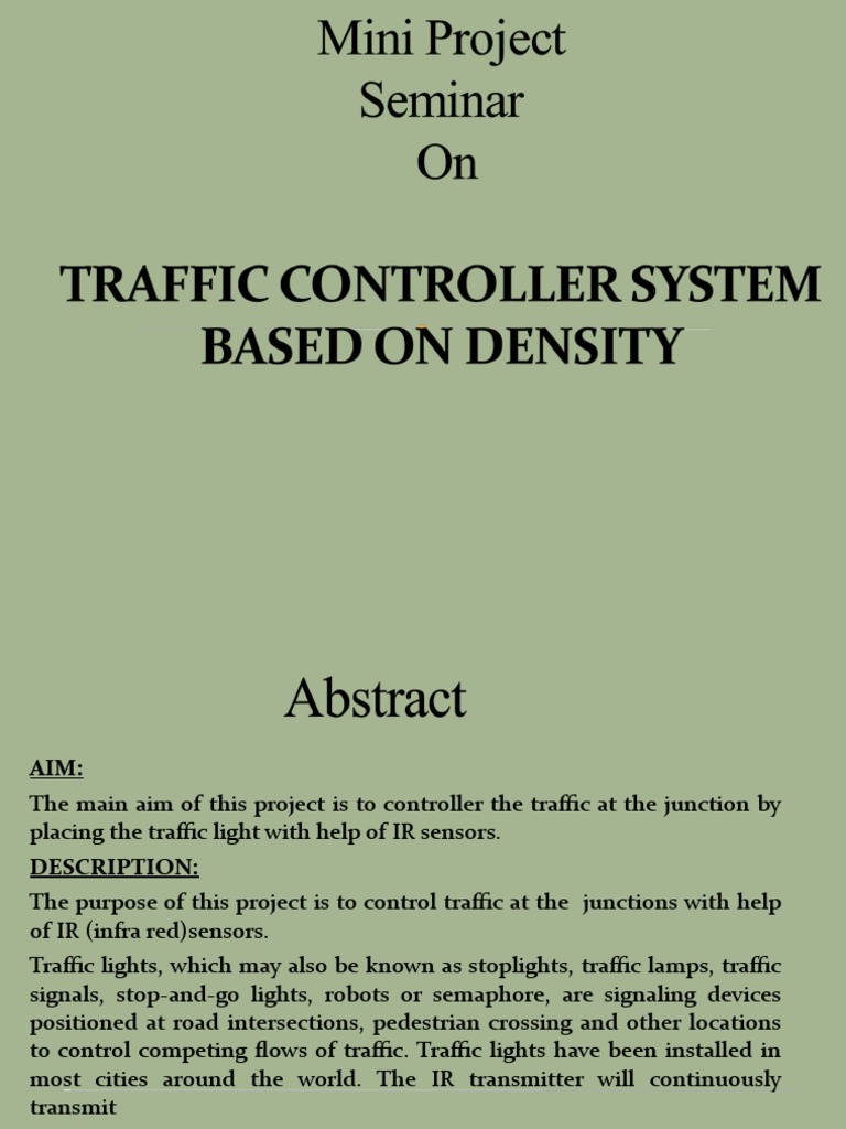 Traffic Light | PDF | Traffic Light | Electrical Engineering