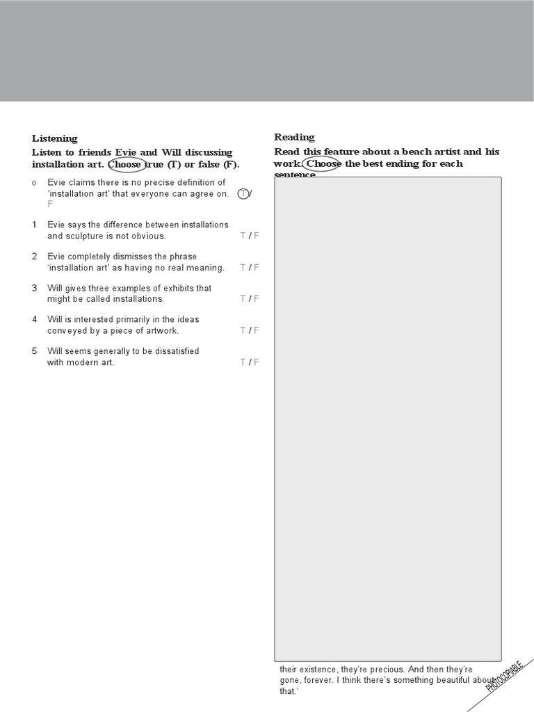 Unit 8: Skills Test: Advanced | PDF