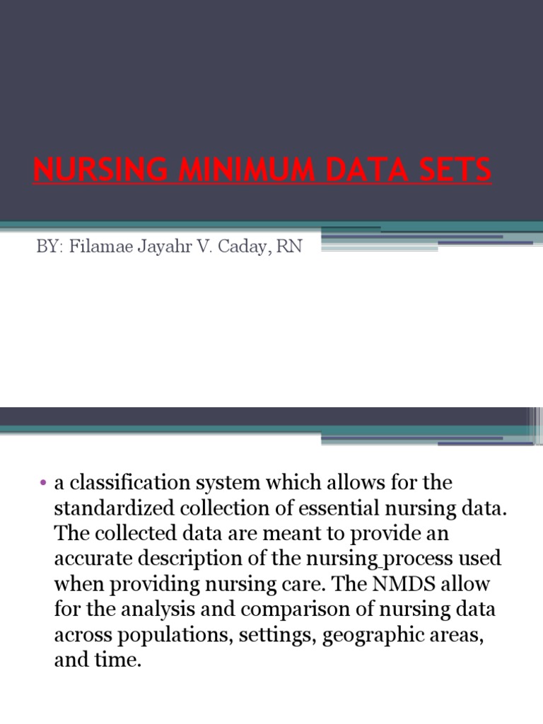 Nursing Data Standardization | PDF