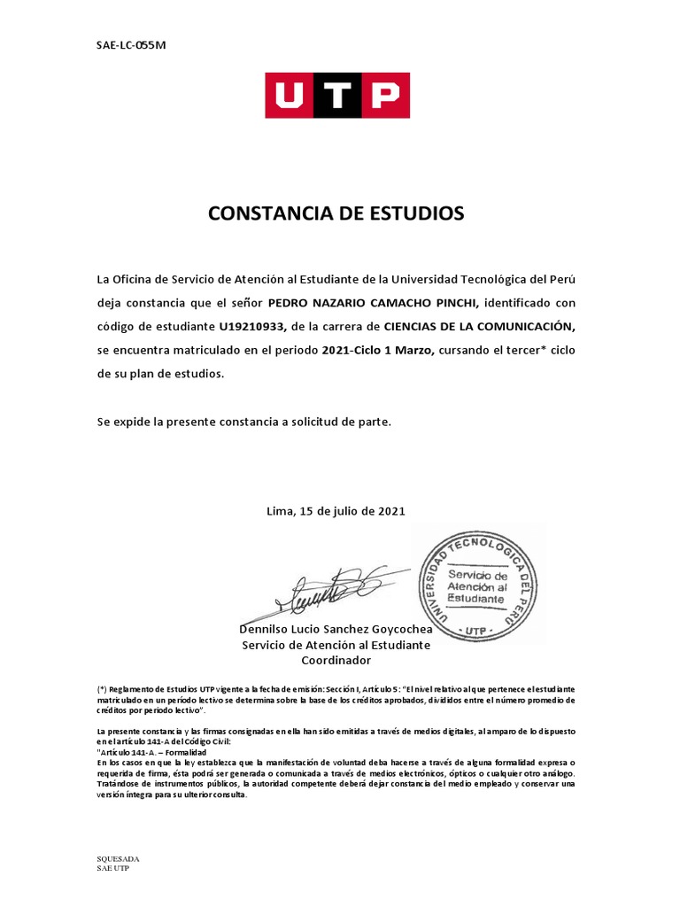 55 - Pedro Nazario Camacho Pinchi | PDF