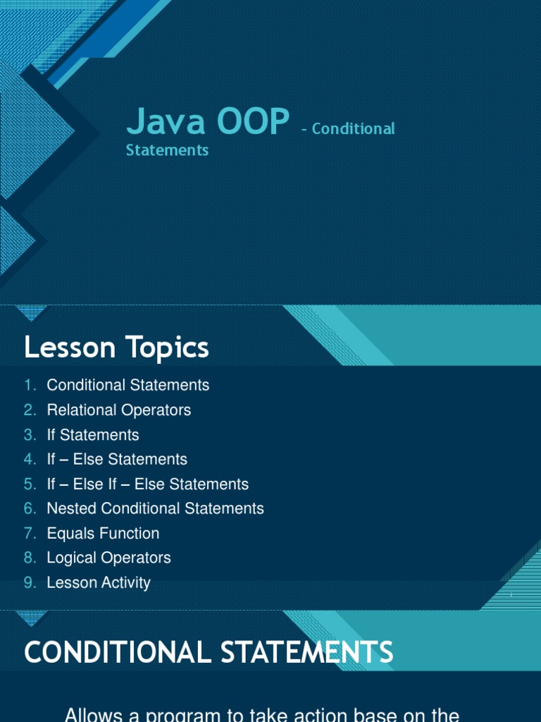 #5 Java Conditional Statements - MIDTERM | PDF | Body Mass Index | Computer Programming