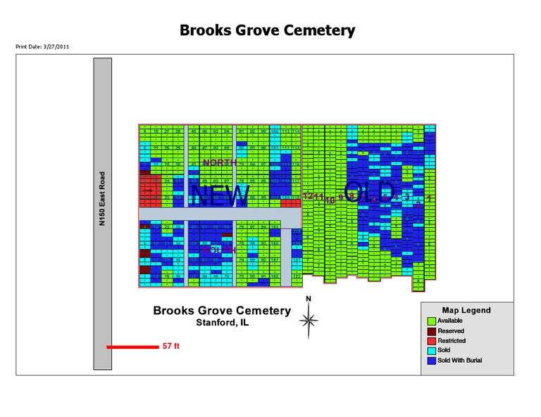 Brooks Grove Cemetery Plot Status | PDF