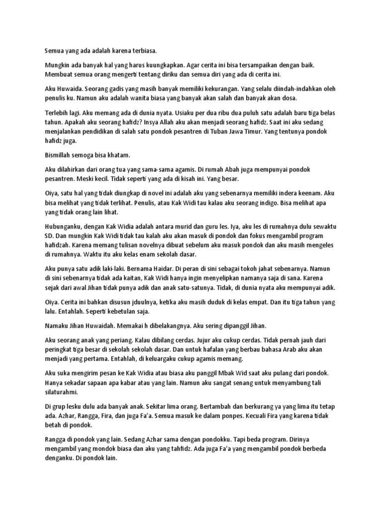 Cuplikan Novel | PDF