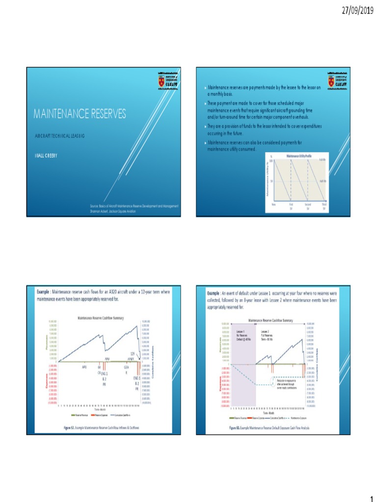 Aircraft Maintenance Reserves Guide | PDF | Lease | Engines