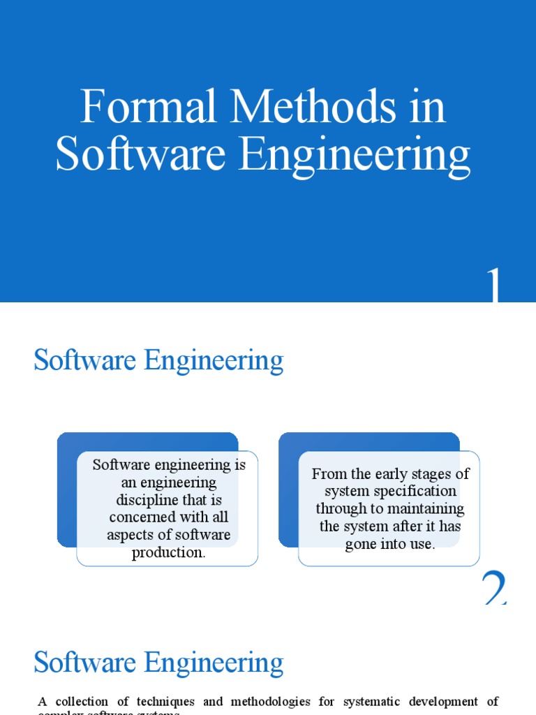 Formal Methods in Software Engineering | Download Free PDF | Formal Methods | Formal Verification