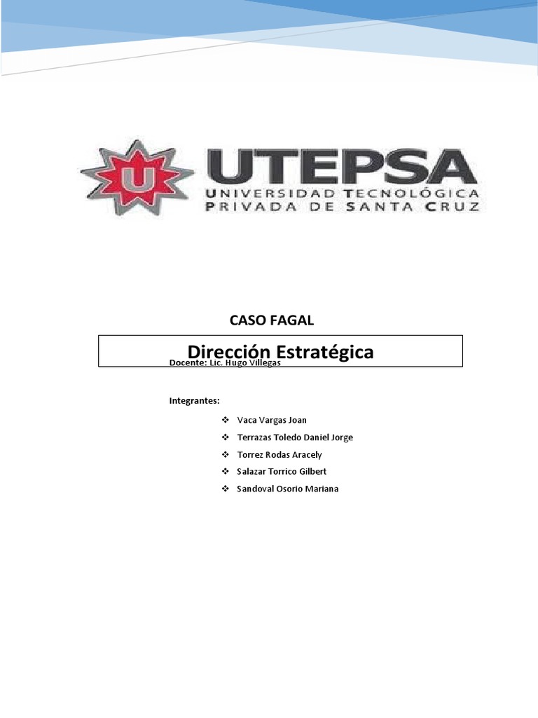 G4 - Fagal | PDF | Mercado (economía) | Hacerse un nido