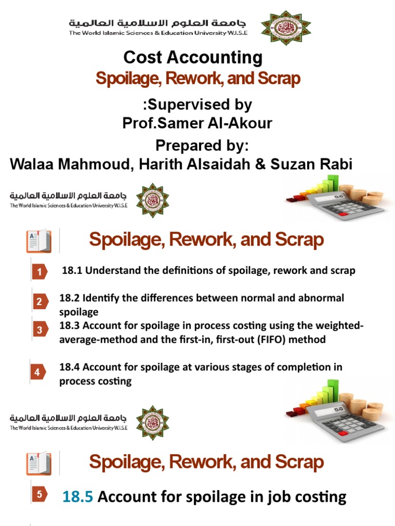 Spoilage, Rework, and Scrap | PDF | Cost Of Goods Sold | Inventory