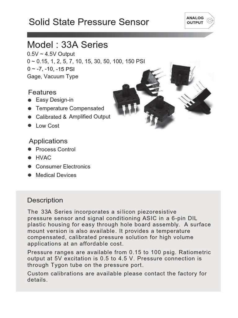 33A Full Datasheet V4 | PDF | Vacuum Tube | Calibration