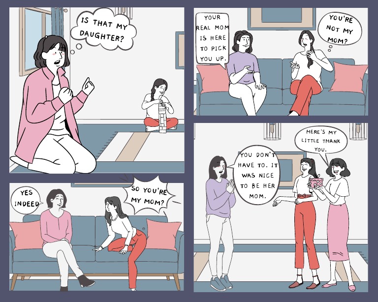 Colorful Illustrated Online Learning Education 3 Panel Comic Strip | PDF