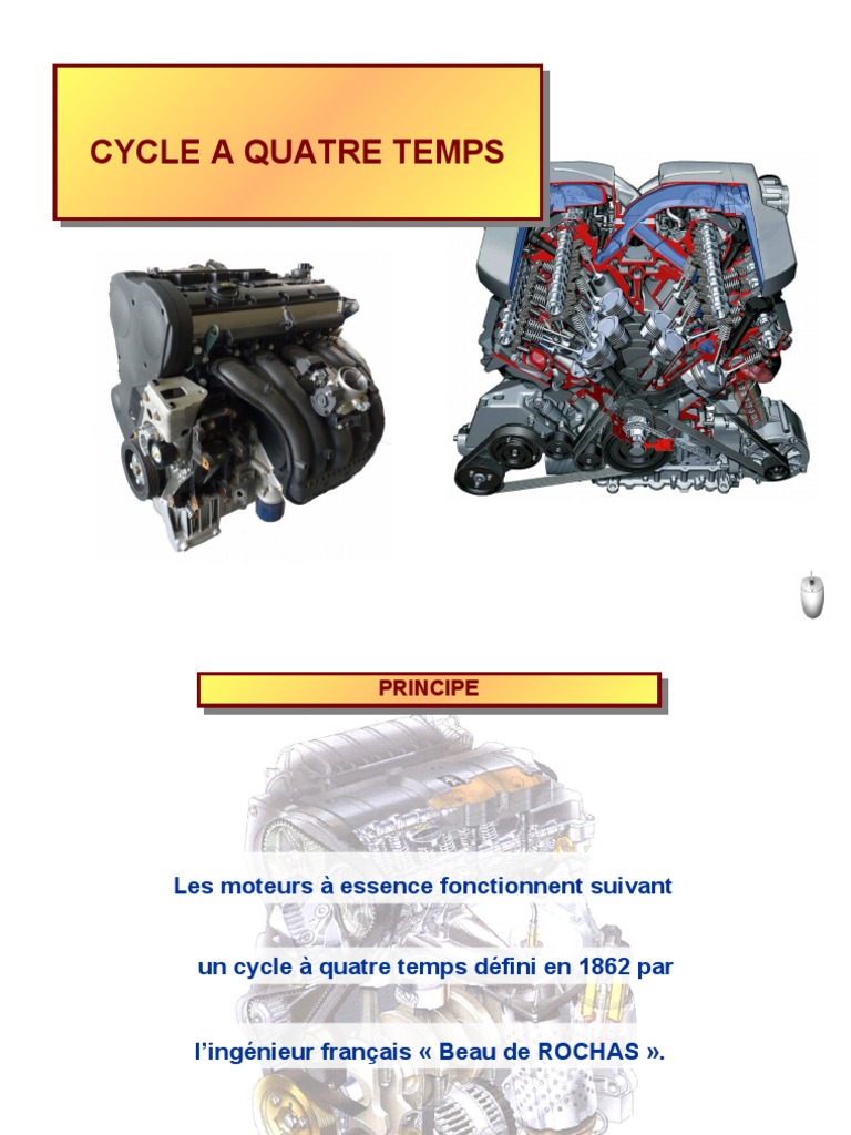 03 Cycle À Quatre Temps | Descargar gratis PDF | Moteur diesel | Piston