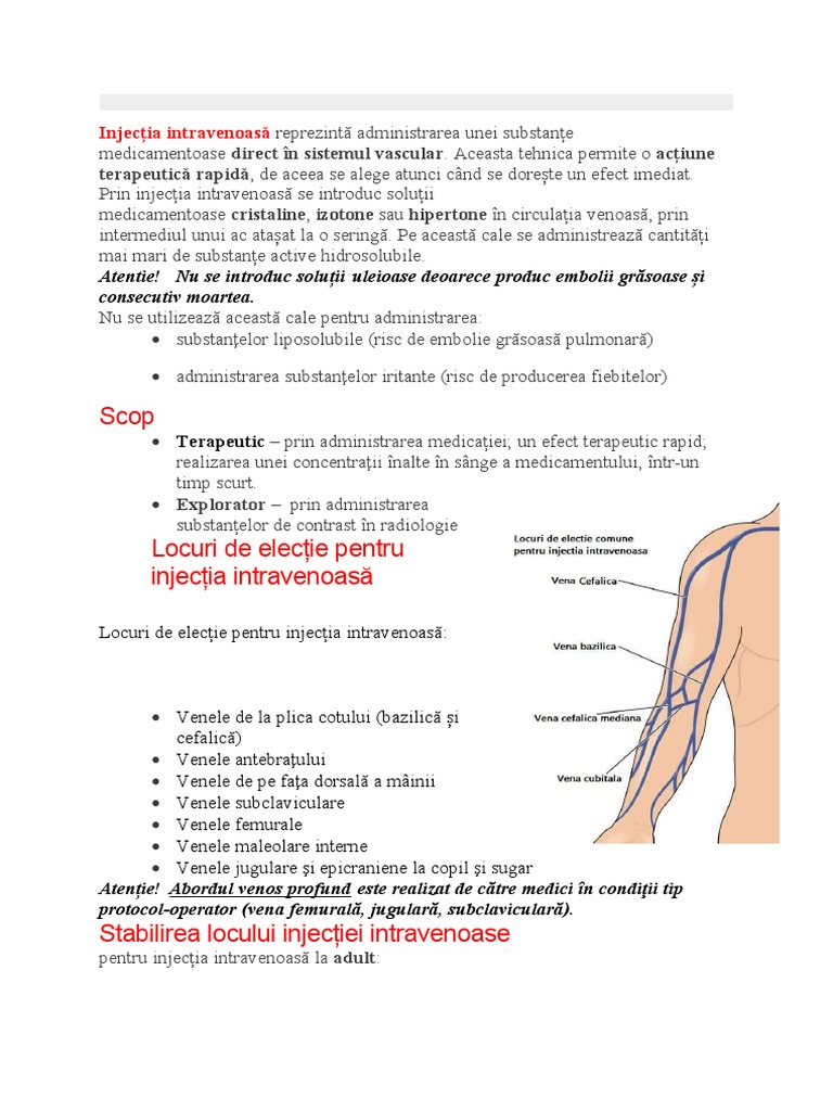 Injectii | PDF