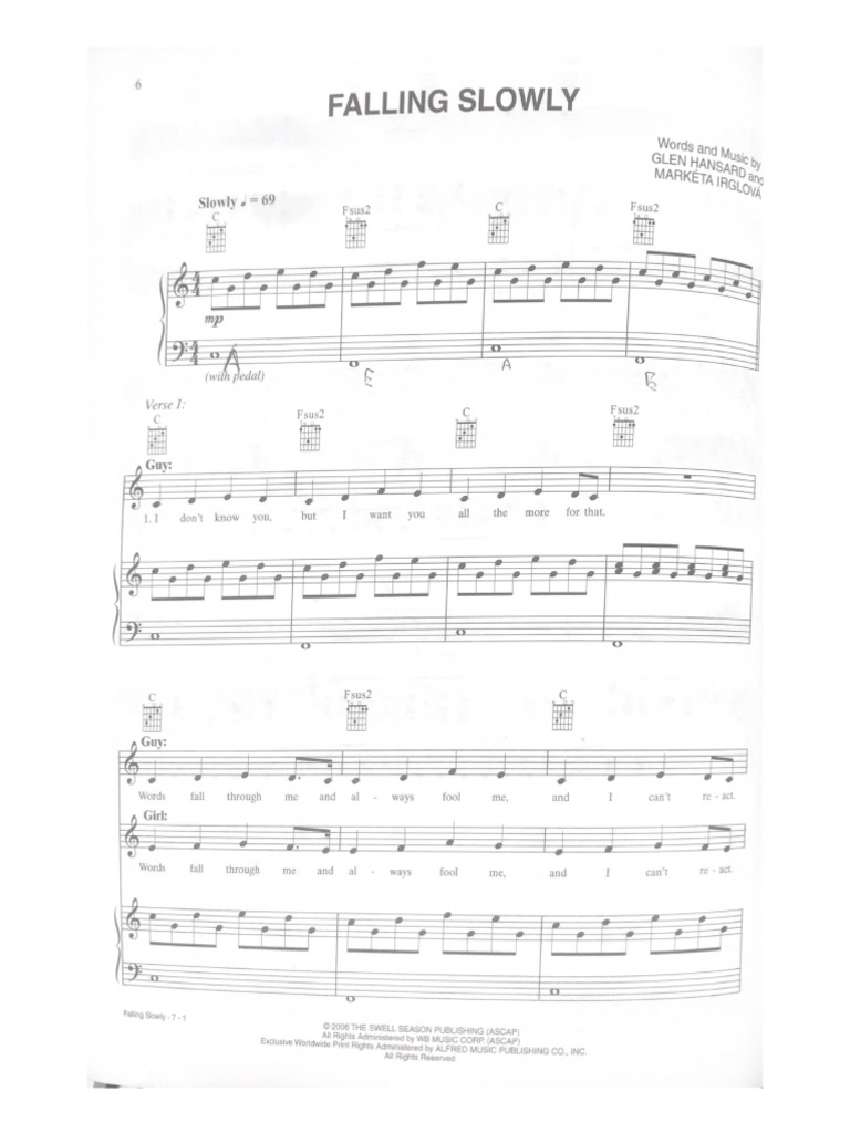 Falling Slowly | PDF