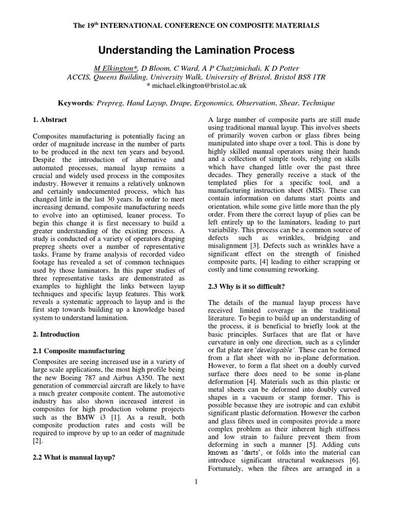 Optimizing Manual Prepreg Lamination | PDF | Composite Material | Sheet ...