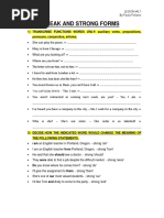 Word and Sentence Stress Exercises | PDF | Stress (Linguistics) | Syllable
