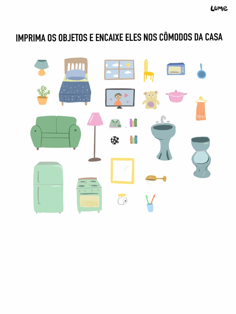 Categorização Comodos Da Casa Pdf