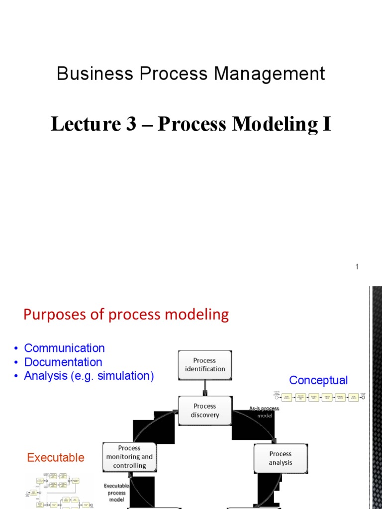 Business Process Management: Lecture 3 - Process Modeling I | PDF | Receipt | Computing