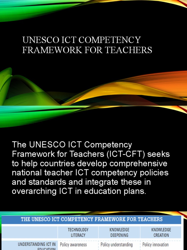 UNESCO ICT Competency Framework Overview | PDF | Business