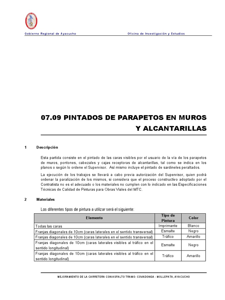 9 Pintado de Parapetos | PDF