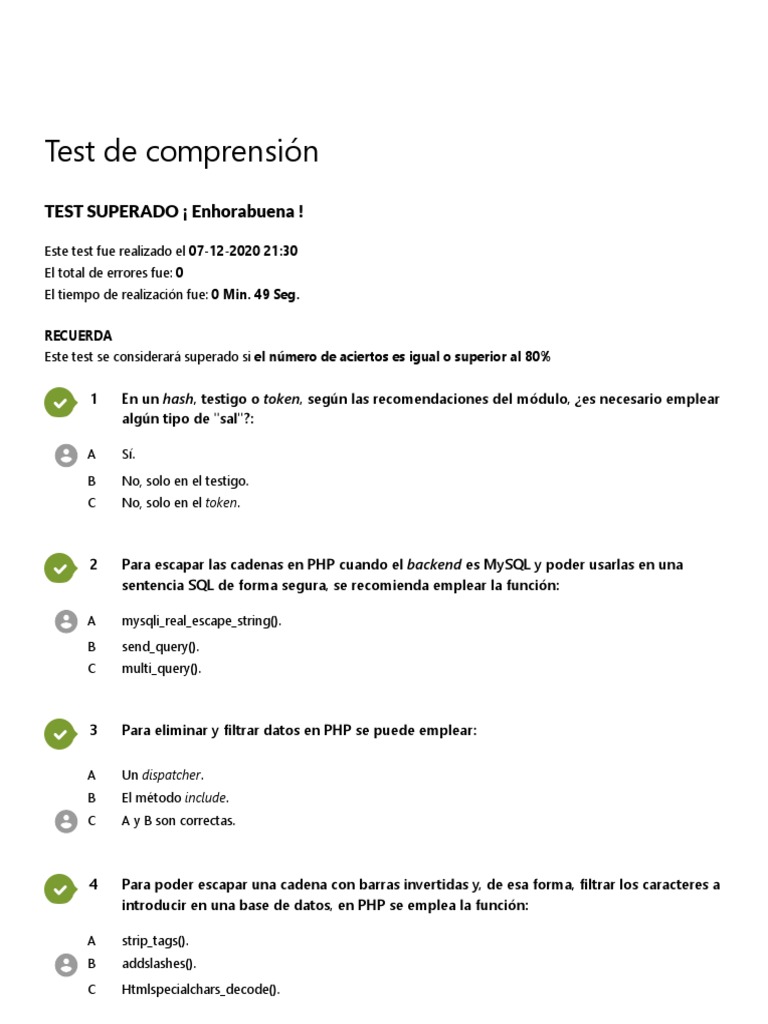 Guia 6 Test Ciclo de Vida de Desarrollo Seguro de Software SDLC | PDF