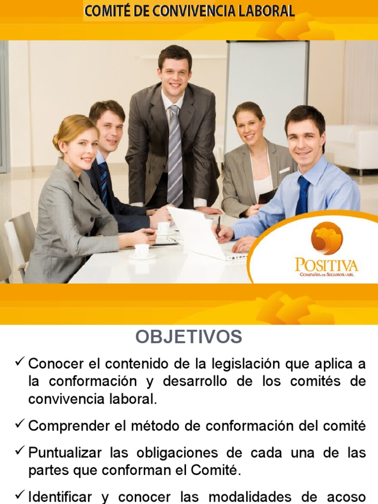 1 Presentacion Comite de Convivencia Laboral Positiva Arl | PDF
