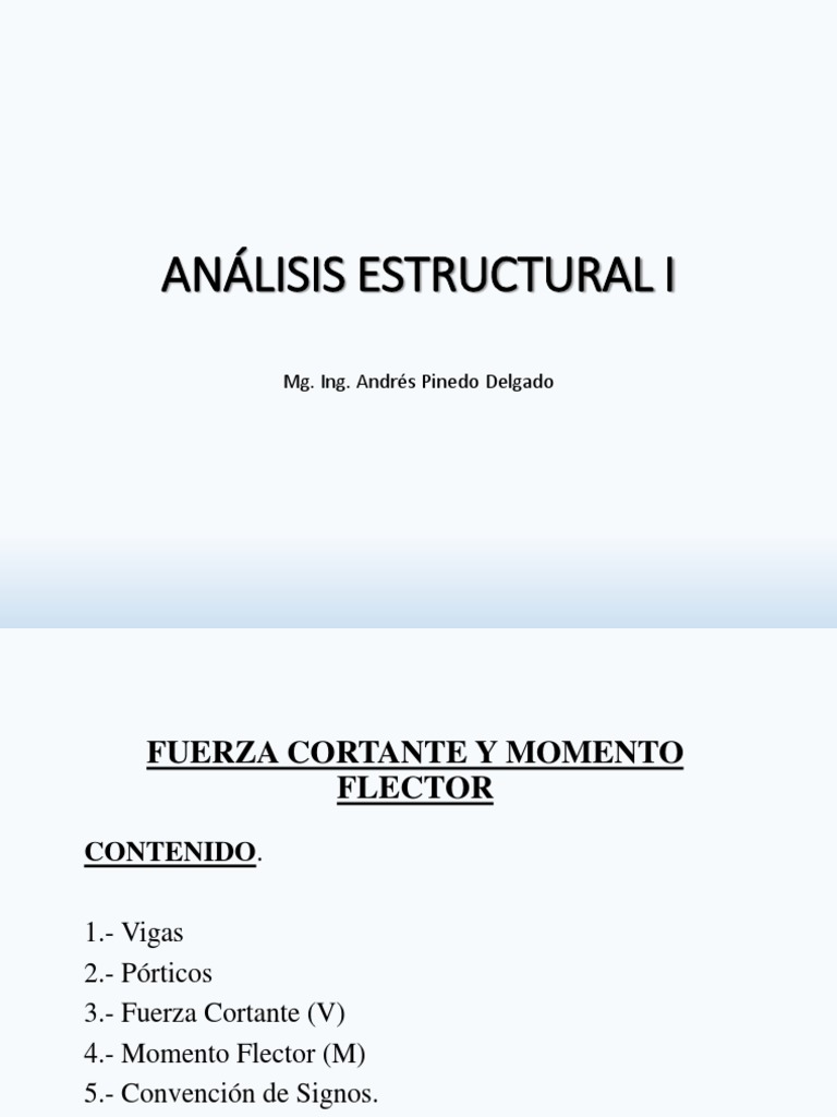 SESION 02 - DFC y DMF | PDF | Ingeniero civil | Mecanica clasica