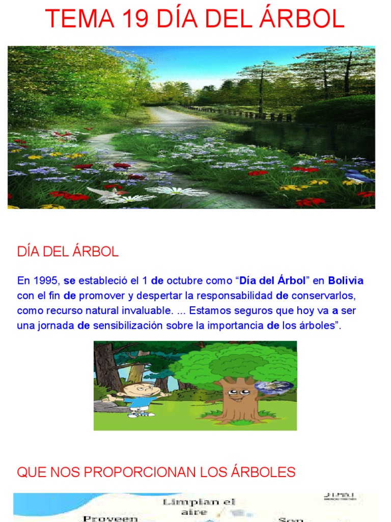Dia Del Arbol | PDF | Viajes y turismo