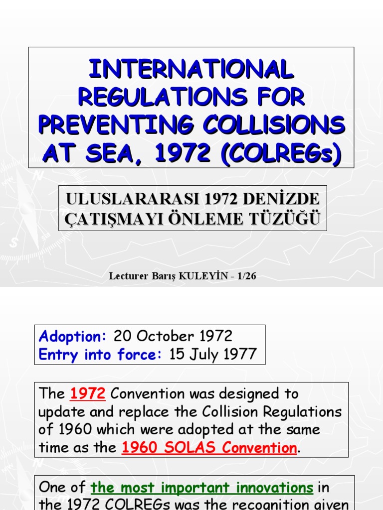 Comprehensive Summary of the International Regulations for Preventing ...