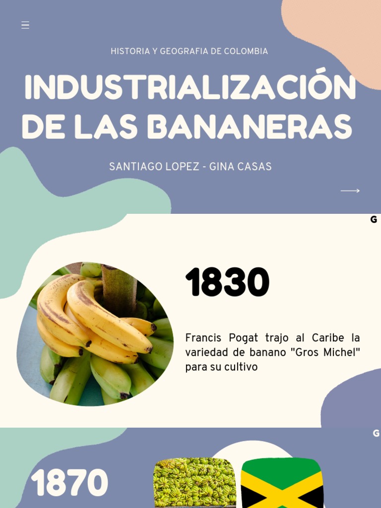 Indutrialización de Las Bananeras | PDF | Colombia | Economía de los ...