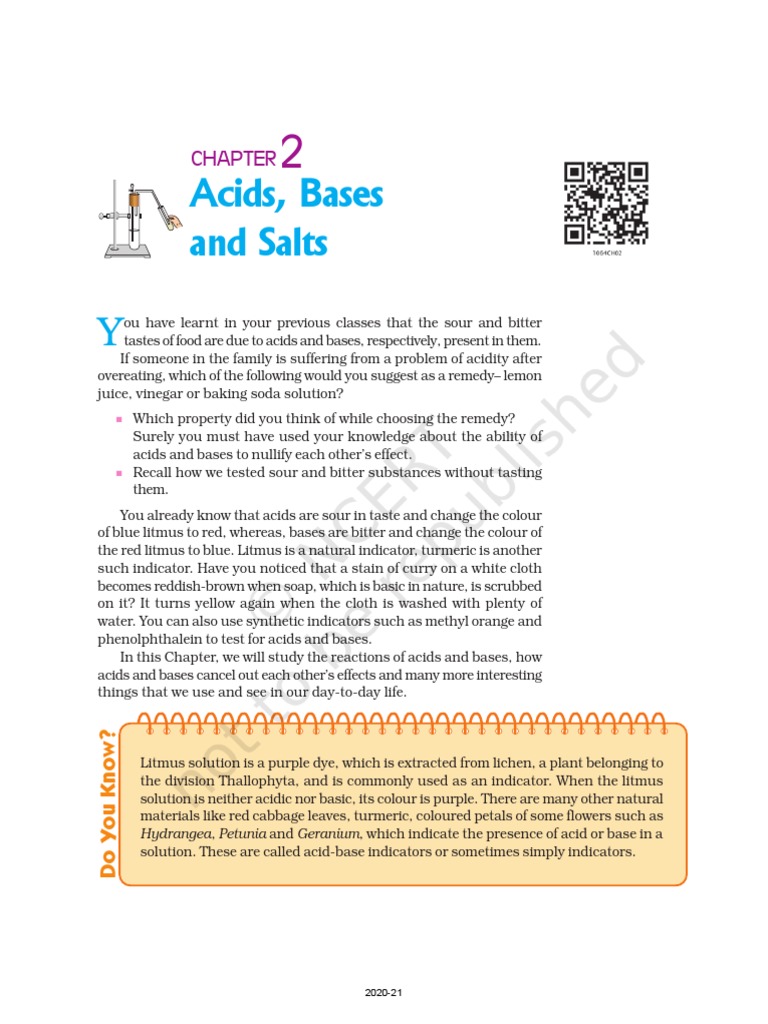 Acids, Bases and Salts: Hydrangea | PDF | Salt (Chemistry) | Ph