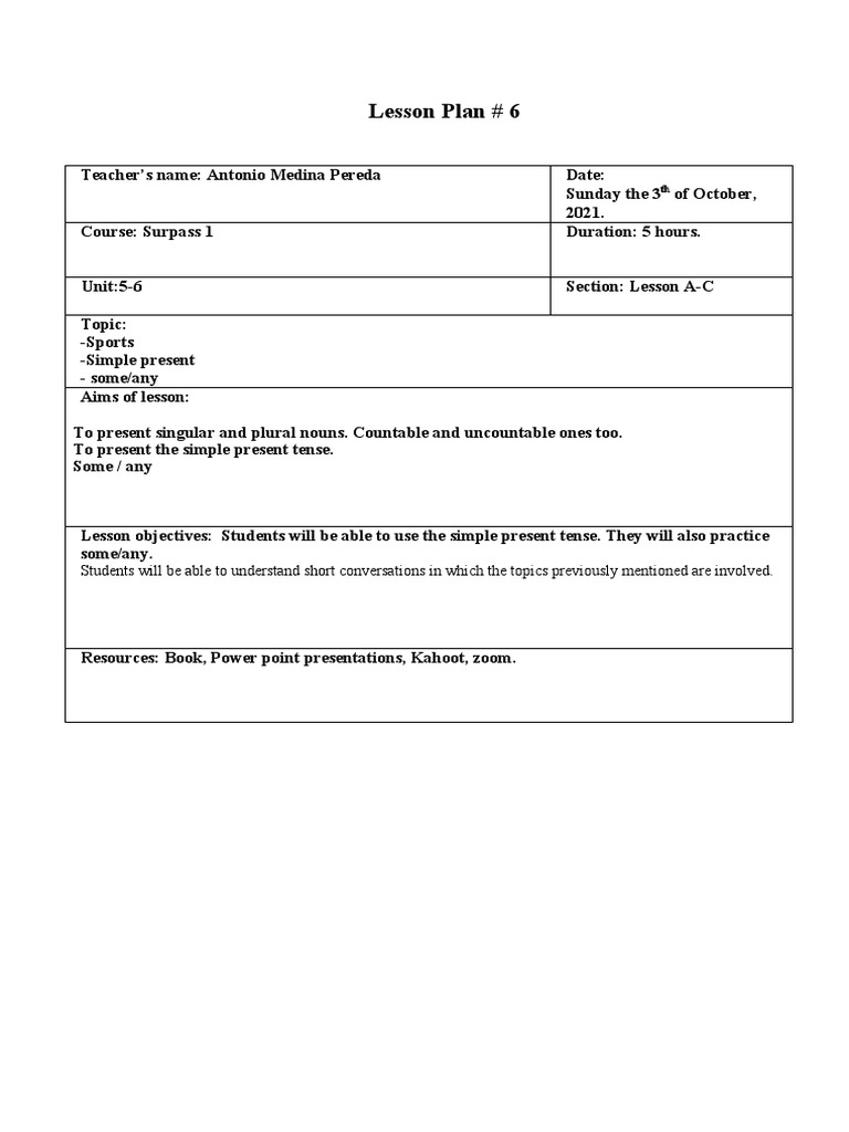 Lesson 6 Surpass 1 | Download Free PDF | Vocabulary | Human Communication