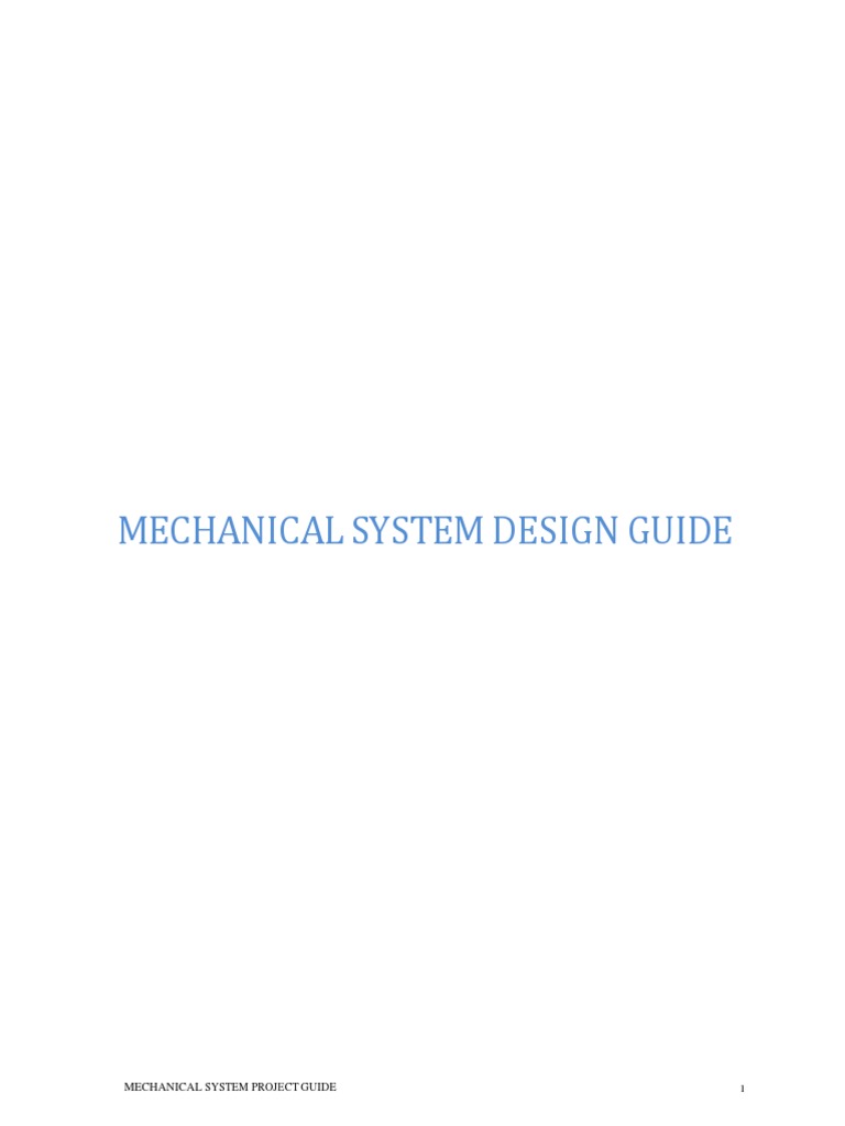 Mech System Design Guide | PDF | Valve | Pipe (Fluid Conveyance)