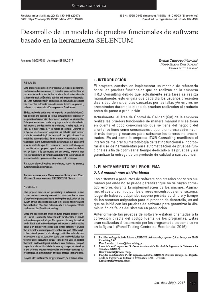 Clase 4 Desarrollo de Un Modelo | PDF | Software | Pruebas de software