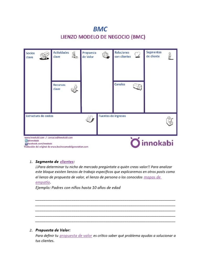 Copia de BMC | PDF | Marketing | Cliente