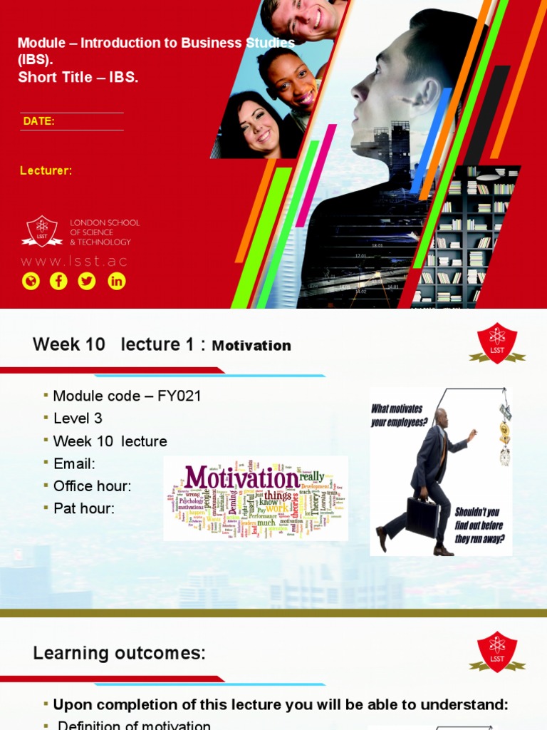 Short Title - IBS.: Module - Introduction To Business Studies (IBS ...