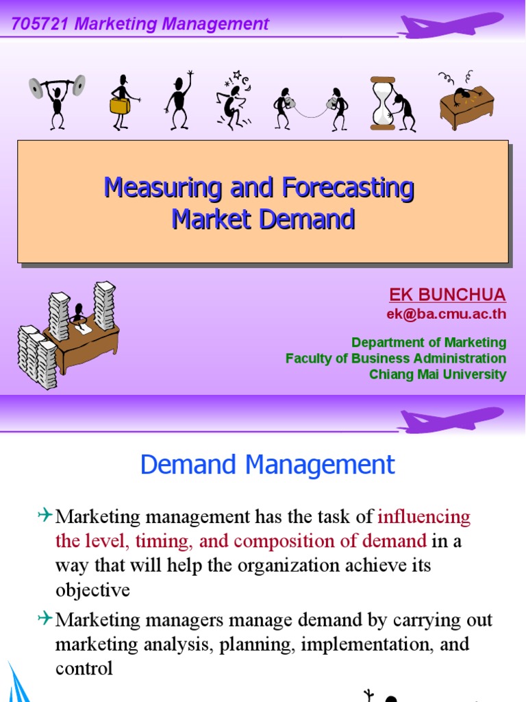 Measuring and Forecasting Market Demand Measuring and Forecasting ...