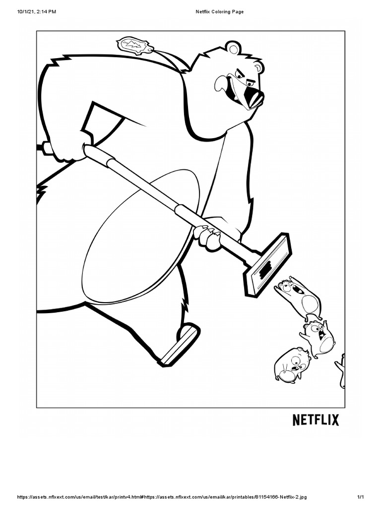 Netflix Coloring Page3 | PDF