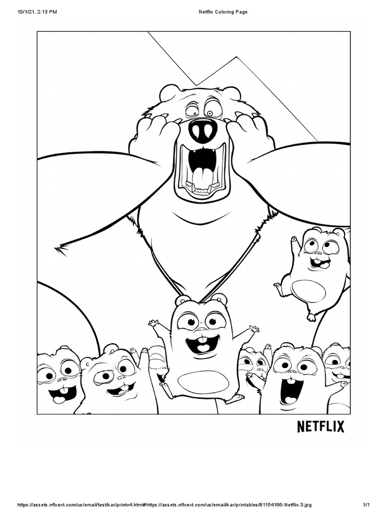 Netflix Coloring Page2 | PDF