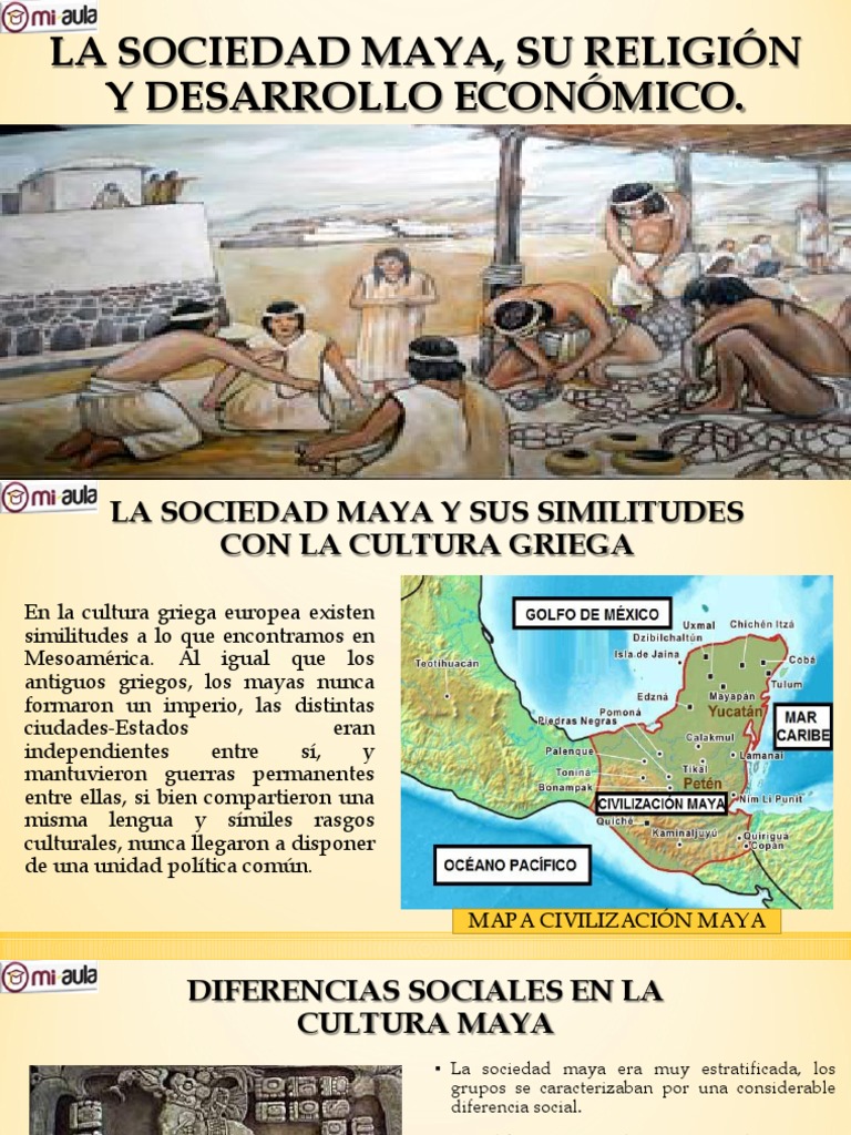 La sociedad maya: Una estructura social jerarquizada y una economía ...