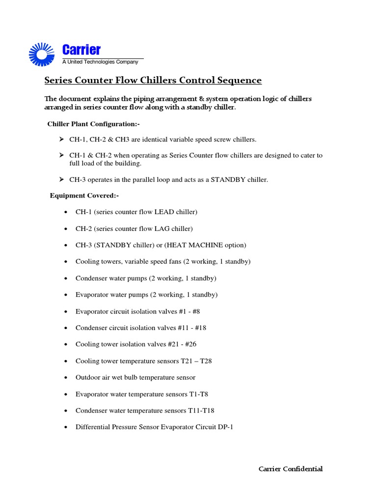 Series Counter Flow - Sequence of Operation05-17-2011 | PDF | Pump ...