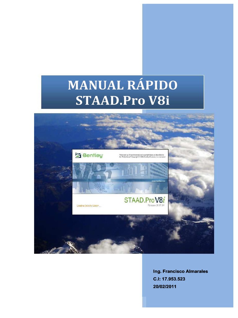 Manual Rápido Staad - Pro V8i Español | PDF | Pandeo