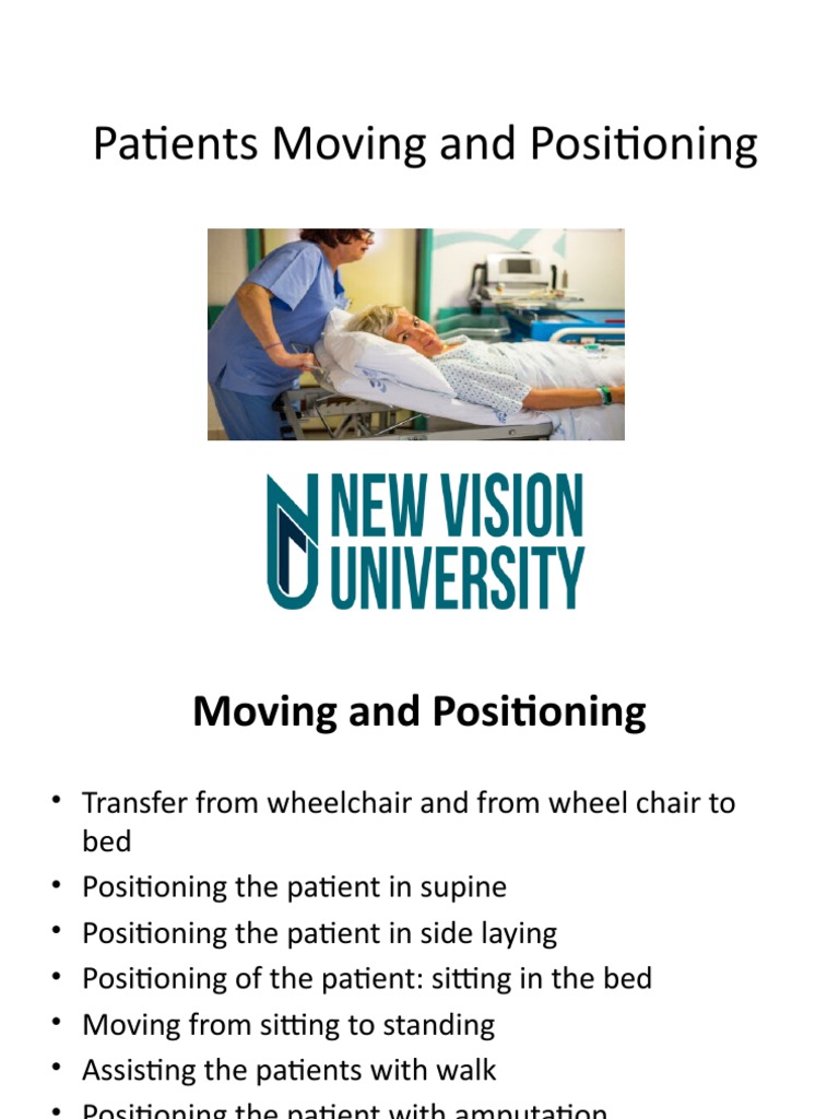 02 Movaing and Positioning-NEW | PDF | Amputation | Wheelchair