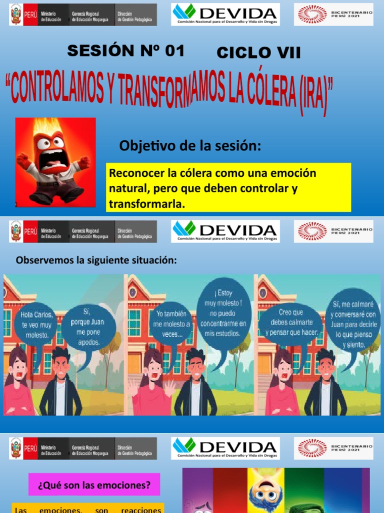 Control y transformación de la cólera | PDF | Las emociones | Ciencias ...